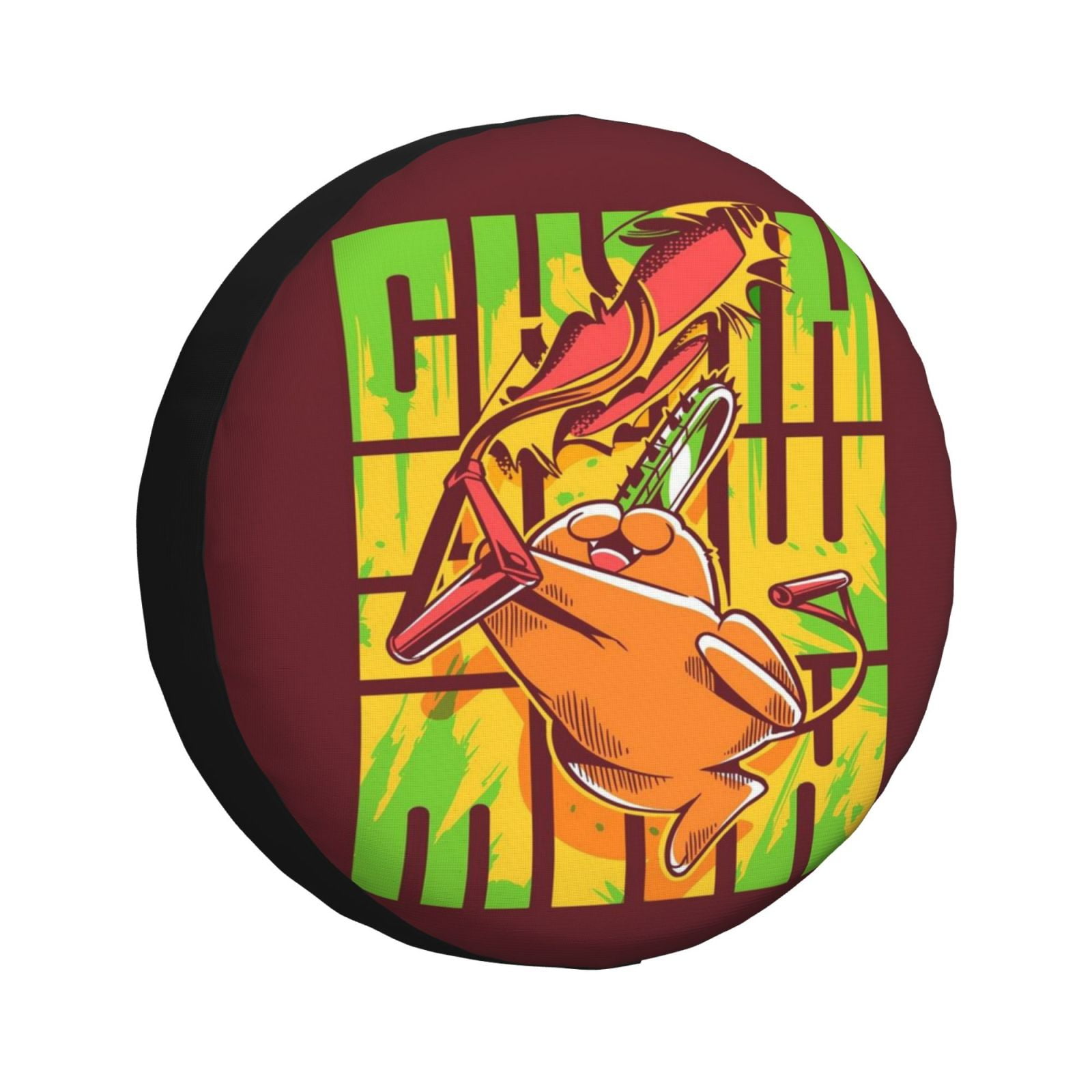 Chainsaw Orange Men Tire Cover Weatherproof Universal Wheel Protectors ...