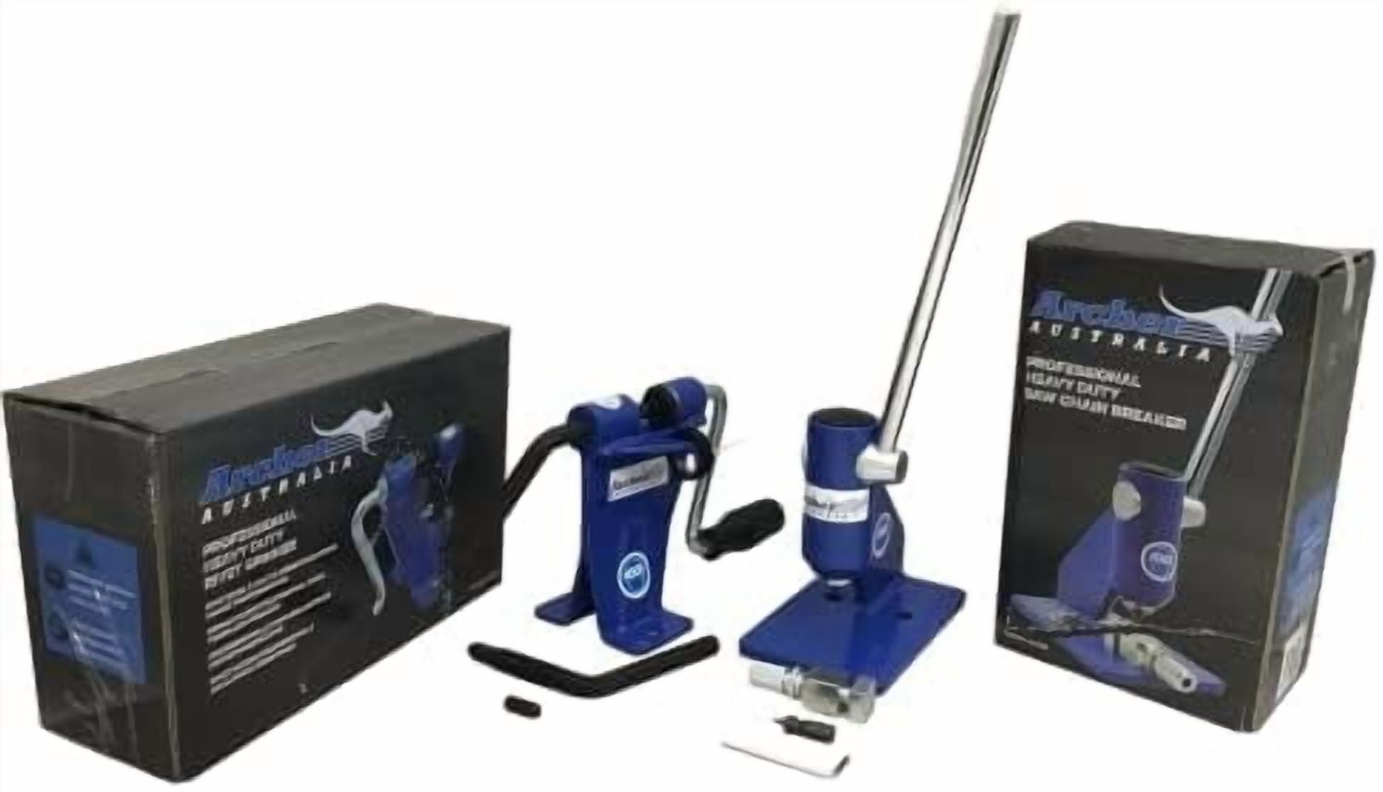 Chainsaw Saw Chain Breaker Spinner COMBO Repair Tool Pro Bench Mounted ...