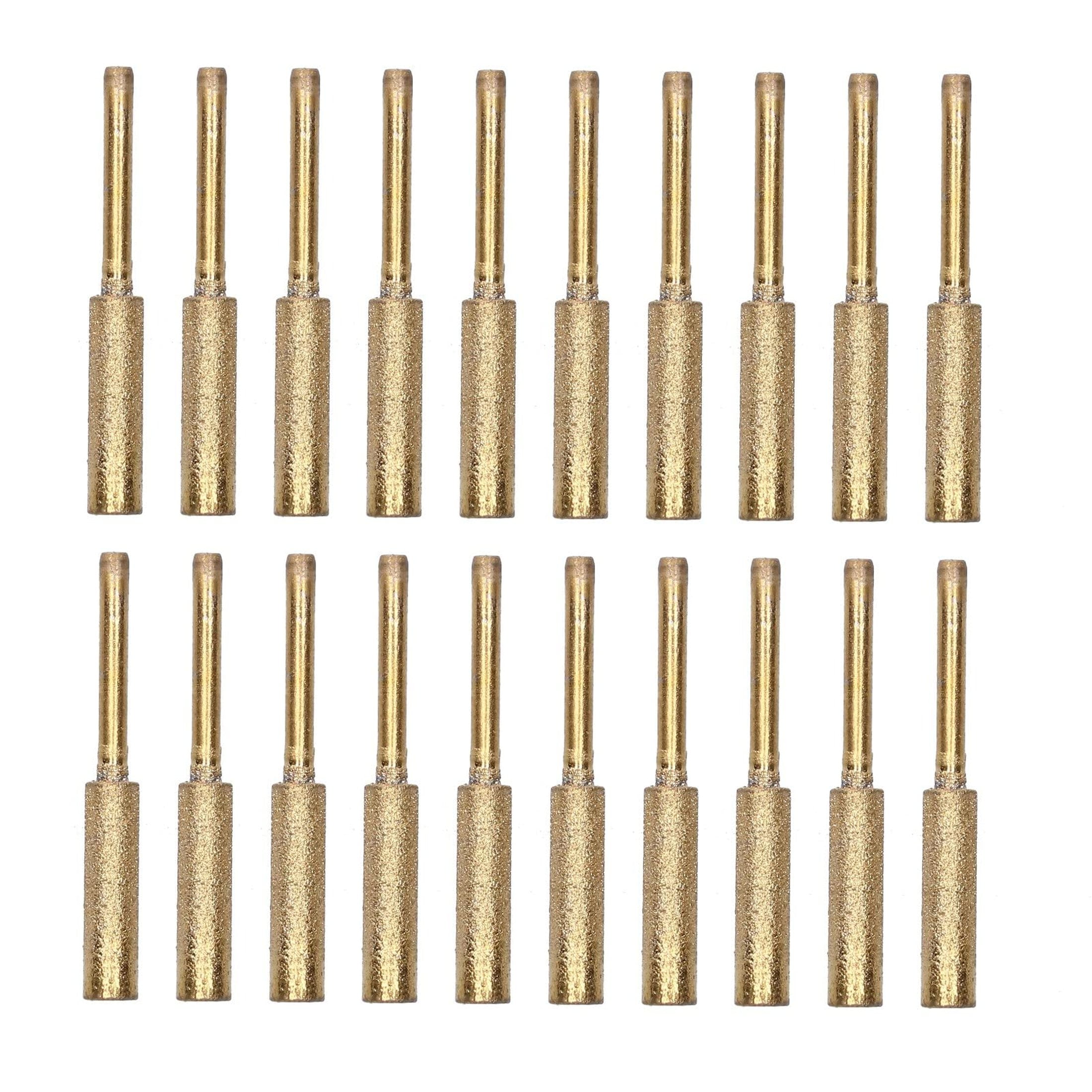 Chainsaw Sharpener Burr Stone File Set for 7/32 Inch Wheels, 20 Pieces ...