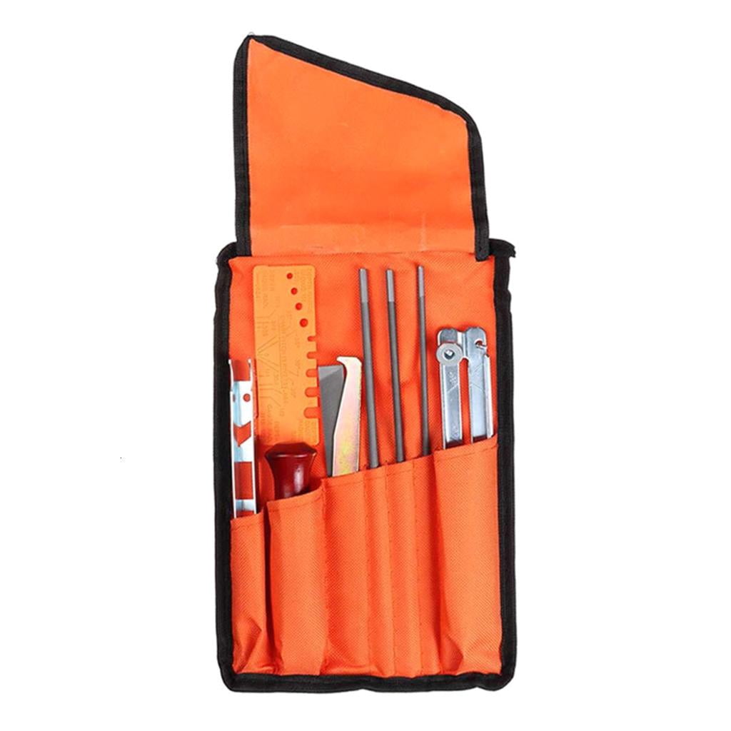 Chainsaw Sharpener File Kits 9 Pack Chainsaw Files for Sharpening 5/32 ...