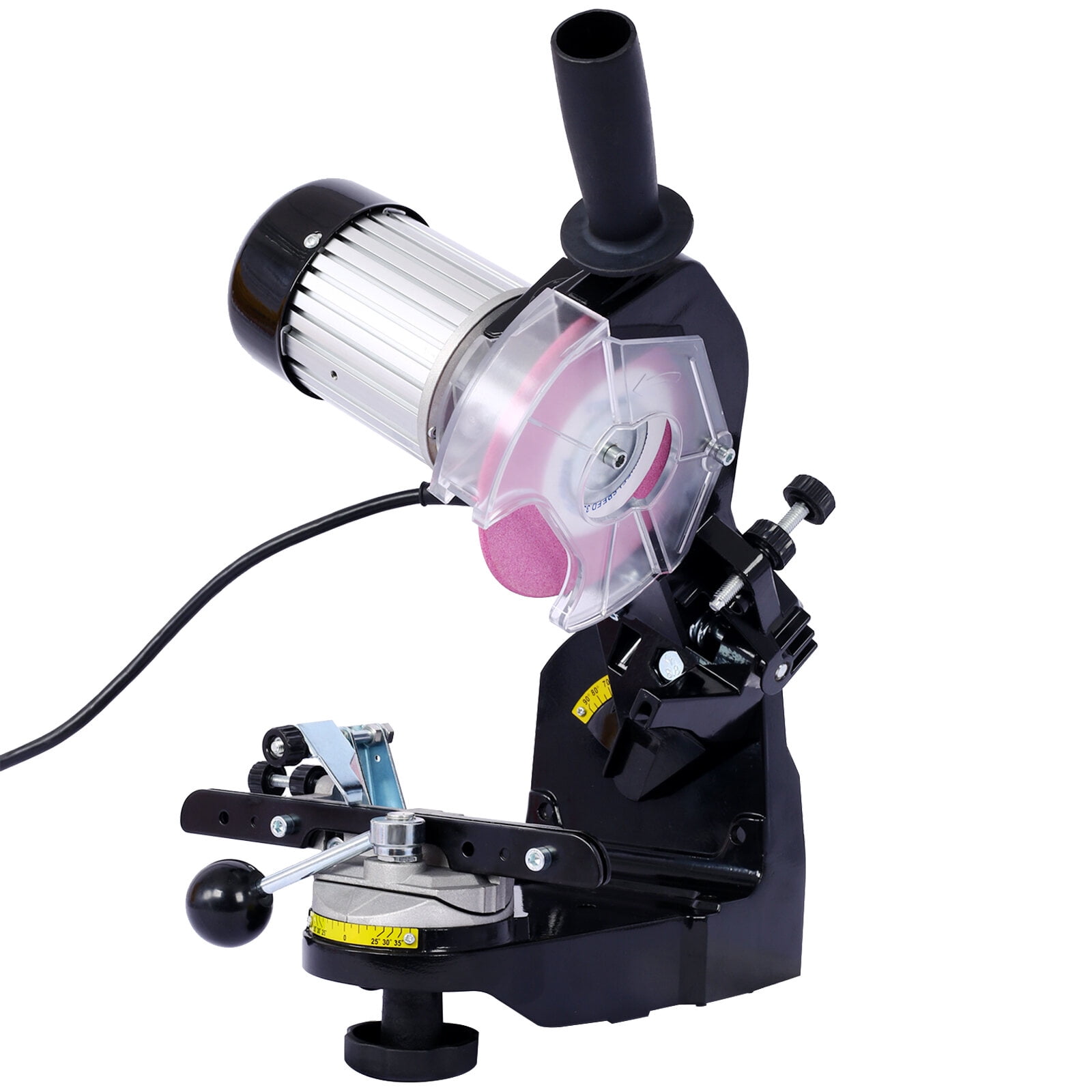, Chainsaw Sharpener Professional Multi-Angle Adjustable Chain Grinder ...