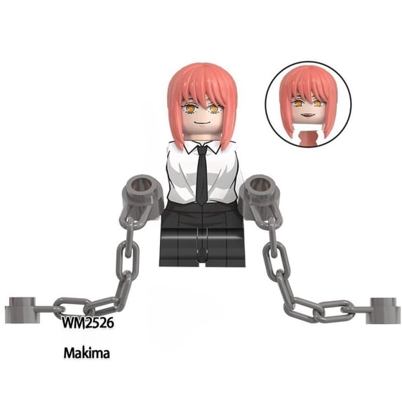 Chainsaws Man Denji Pochita Makima Power Movies Anime Building Blocks ...