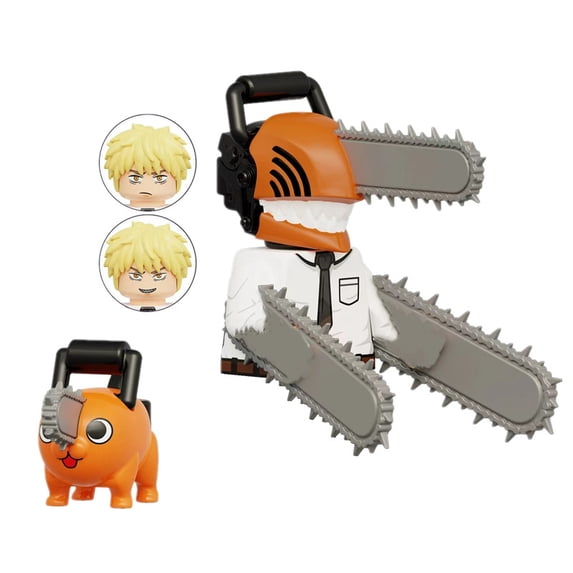 Chainsaws Man Denji Pochita Makima Power Movies Anime Building Blocks ...