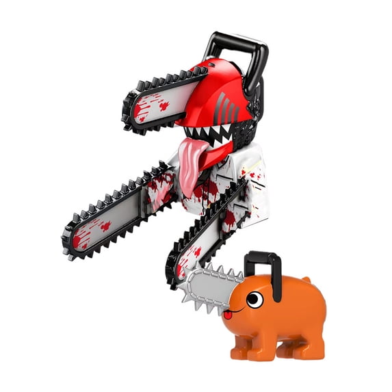 Chainsaws Man Denji Pochita Makima Power Movies Anime Building Blocks ...