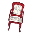 Chair 1 12 Scale Red High Back Design Construction Realistic For Model ...