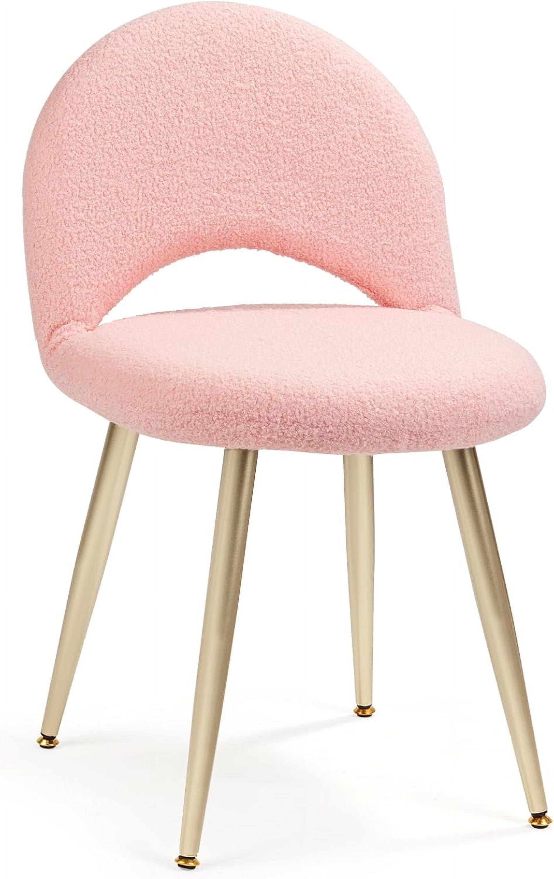 Chair with Adjustable Backrest Vanity Stool with Back Multifunction ...