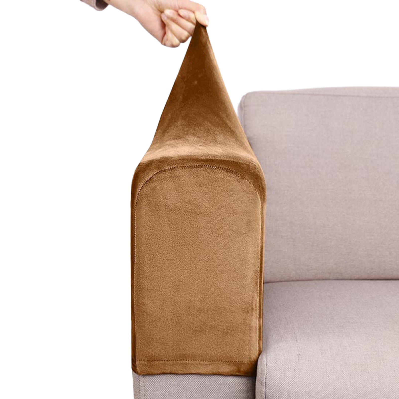 Chair Arm Protectors Sofa Armrest Cover Stretch Armchair Slipcover ...