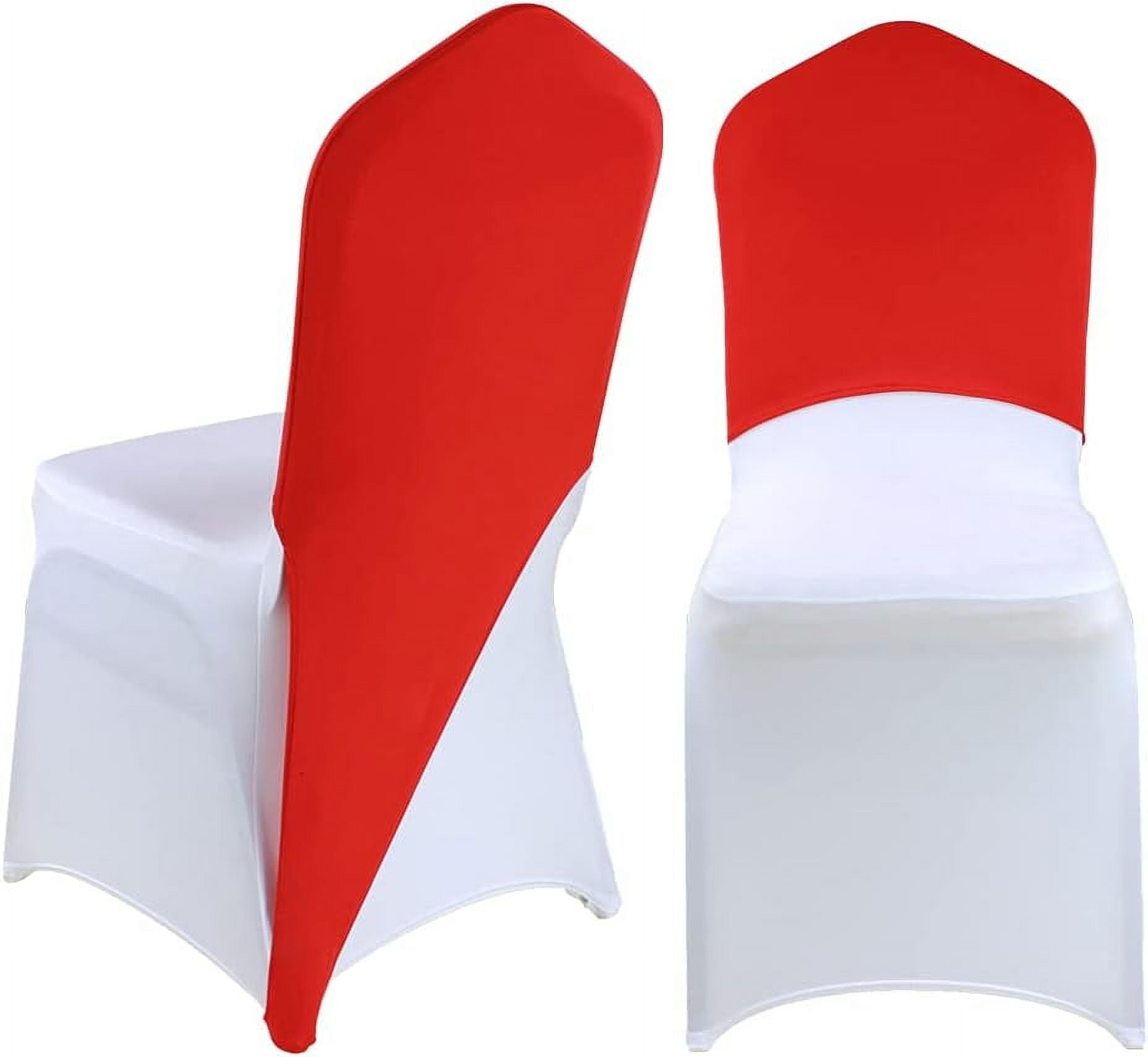 Chair Cap Covers Chair Hood Sash Chair Hat Bands (red, 20pcs) - Walmart.com