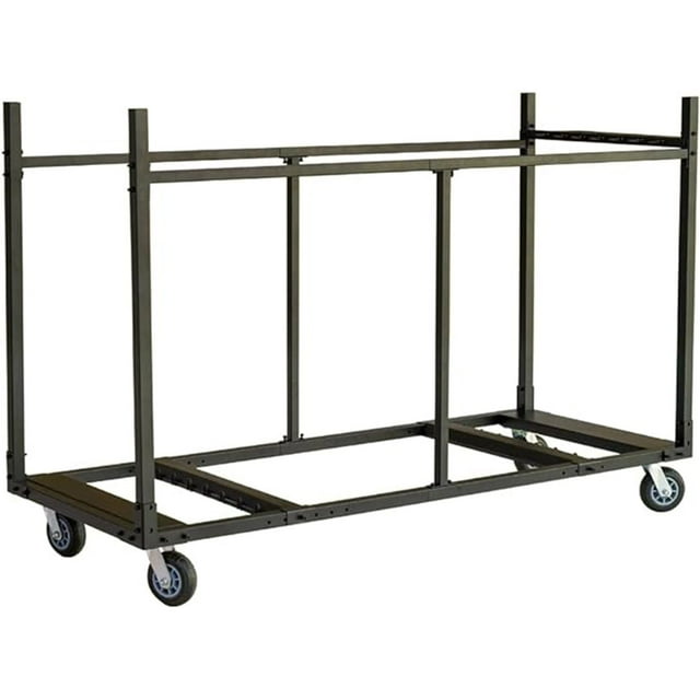 Furniture Utility Foldable Portable Rolling Table Storage Rack Trolley With Wheels