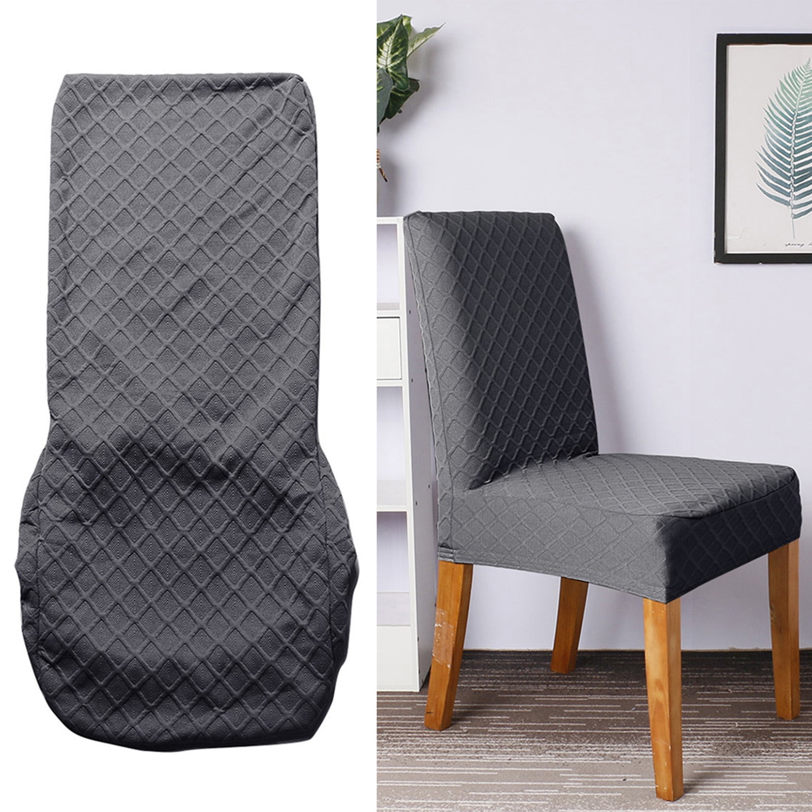 Chair Cover,Chair Cover Chair 4pcs Dark Cover Removable Chair Iuppa ...