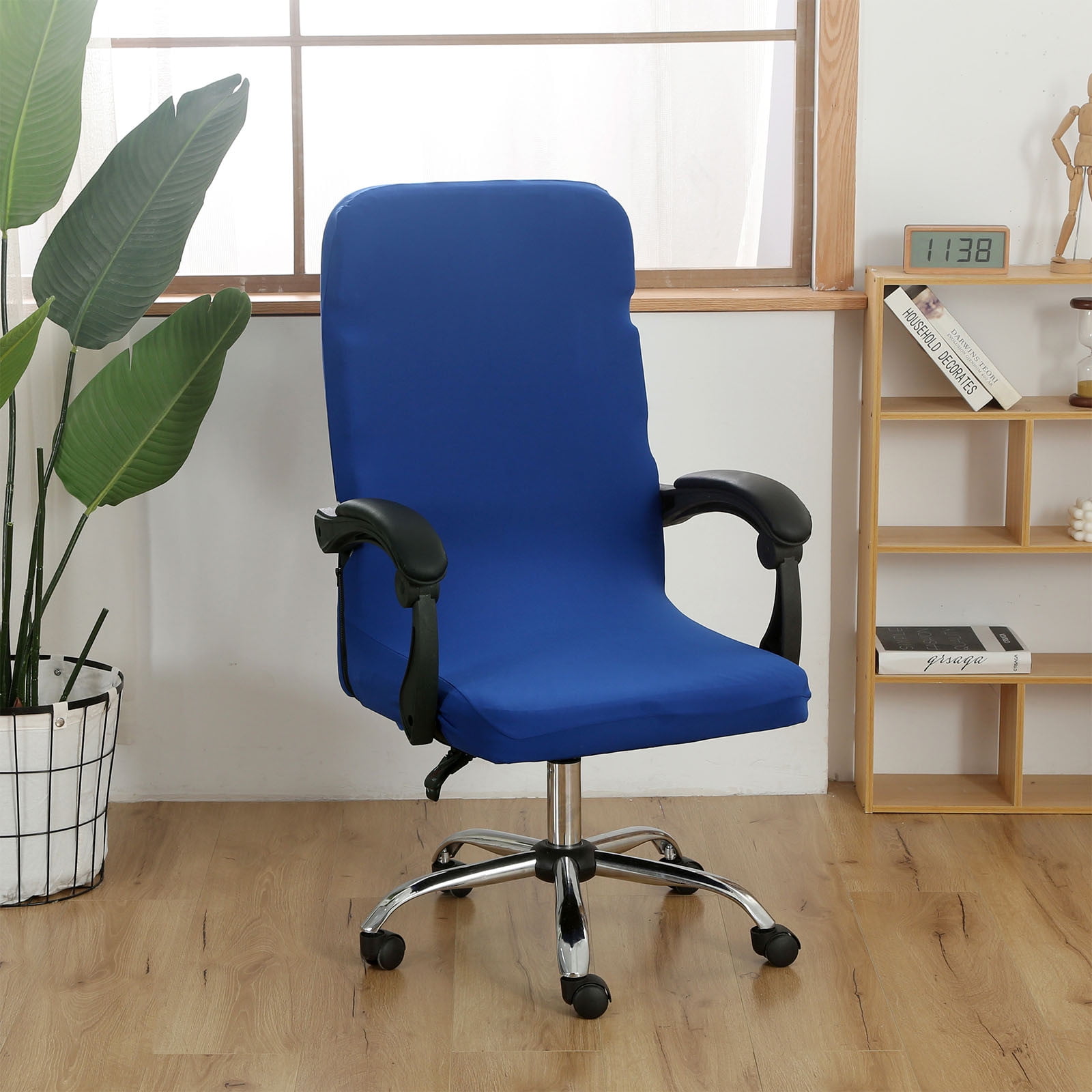 Chair Cover, Dining Chair Wrap, Premium Fabric, Easy Slip On ...