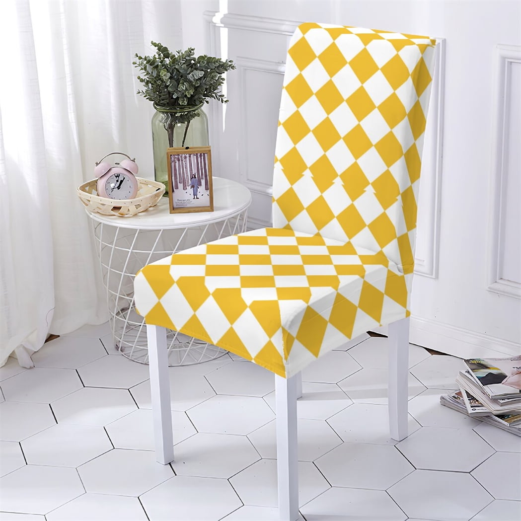 Chair Cover Geometry Style Cover Of Chair Dining Chairs Covers Stretch ...