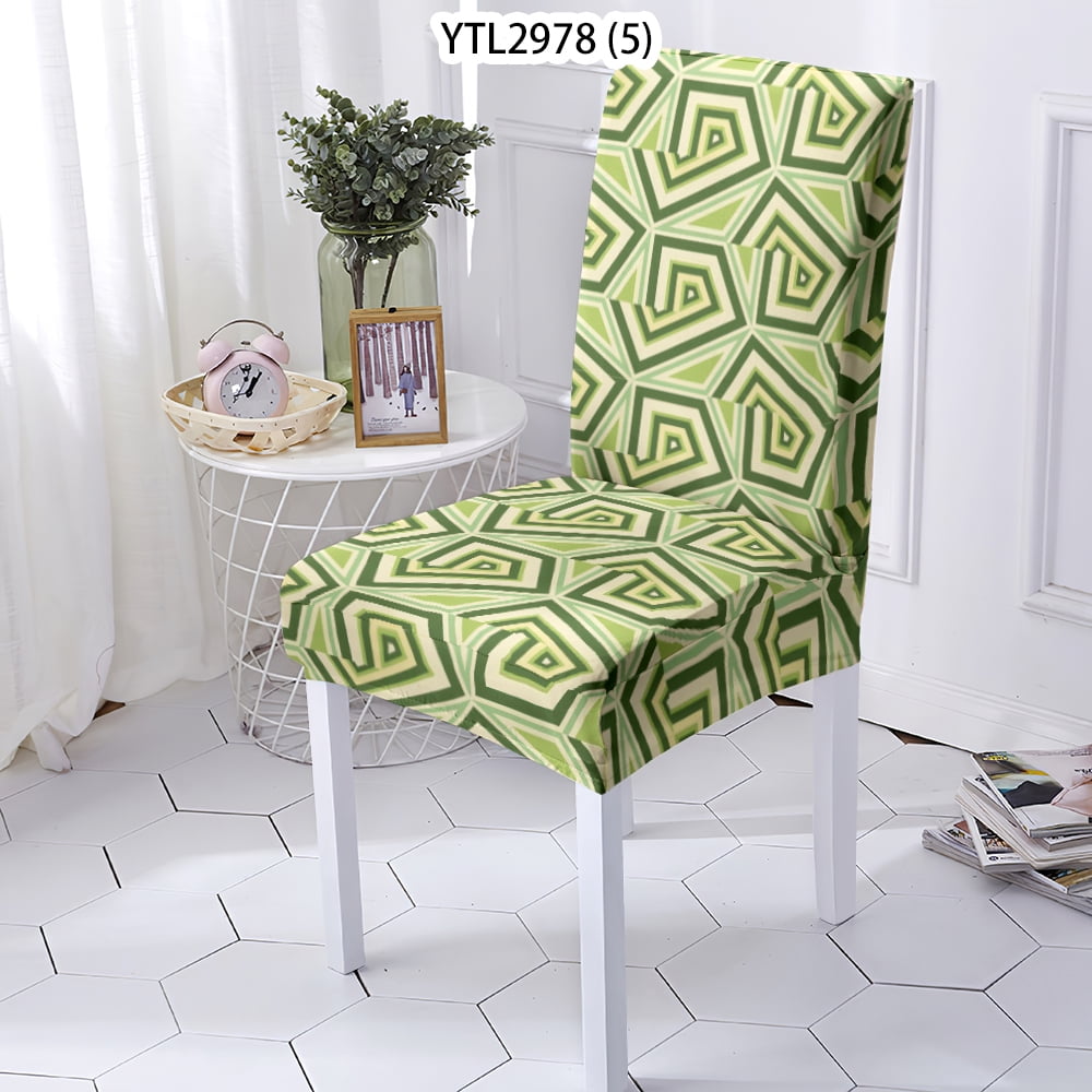 Chair Cover Geometry Style Elastic Dining Room s Stretch Dining Room ...