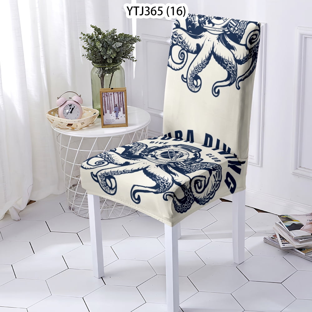 Chair Cover Marine Jelly Chaise Seat CaseRemovable Stretch s Dinner ...