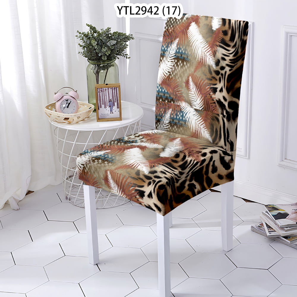 Chair Cover Natural Scenery Style Covers For Dining Chairs Chaircover ...