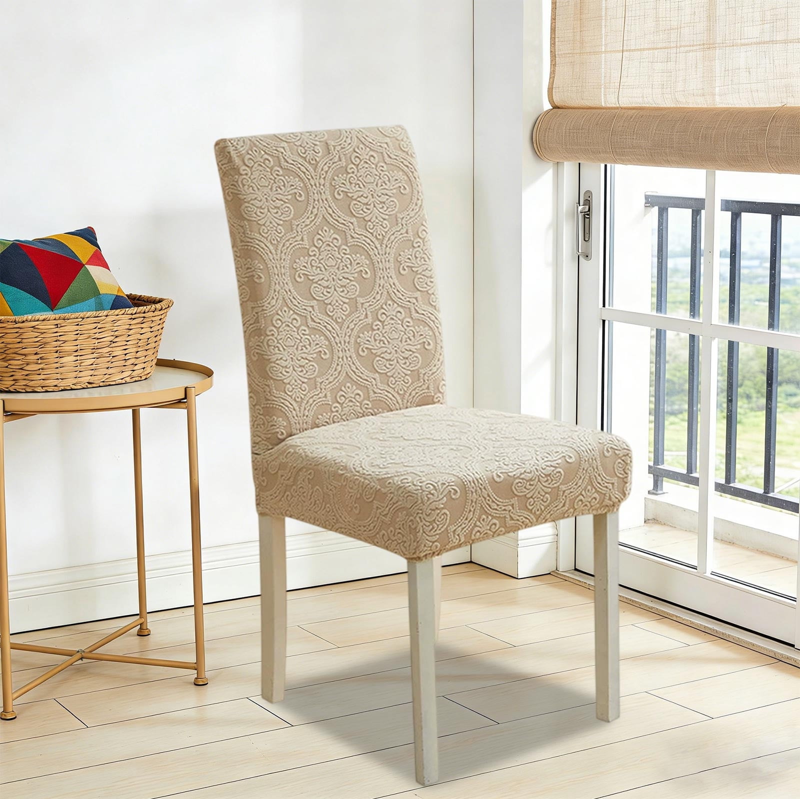 Chair Cover for Dining Chairs - Thickened Protective Slipcover, Non ...