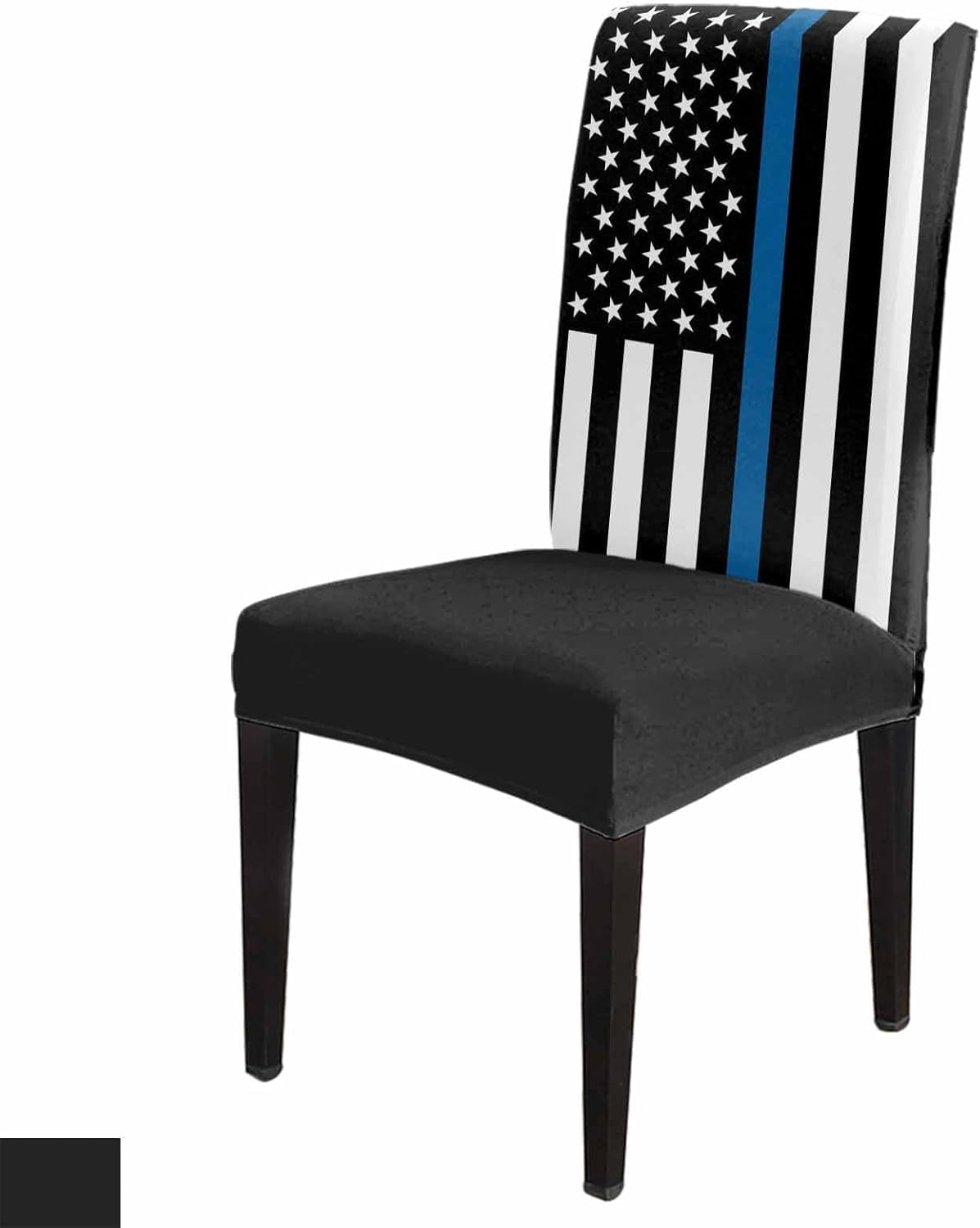 Chair Covers Blue Stripes USA Police Dining Chair Slipcovers Law ...