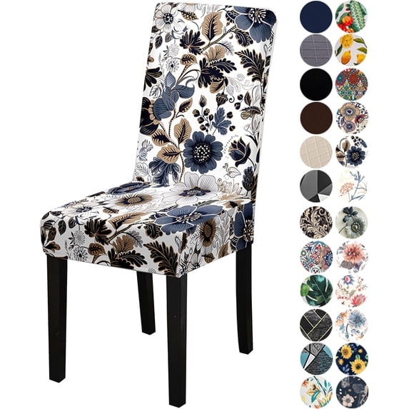 Chair Covers for Dining Chair Set of 6, Stretchy Soft Parson Chair ...