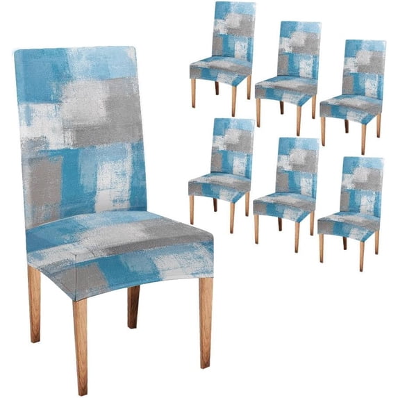 Chair Covers for Dining Chairs, Abstract Art Soft Spandex Stretch ...