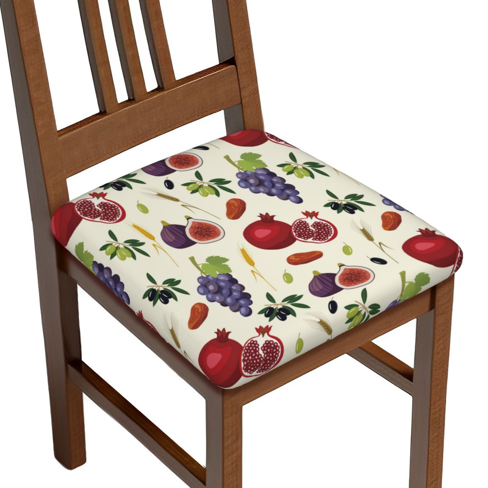 Chair Covers for Dining Chairs - Cute Grape Pomegranate Stretch ...