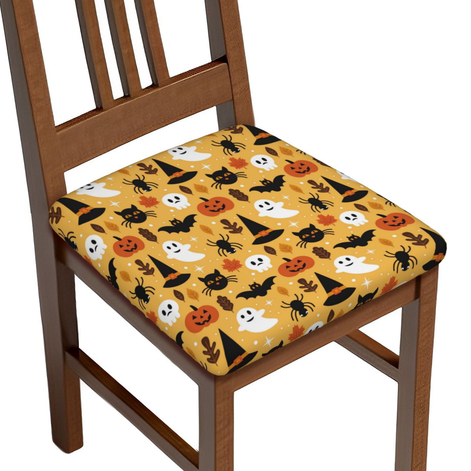 Chair Covers for Dining Chairs - Halloween Ghost Pumpkin Stretch ...