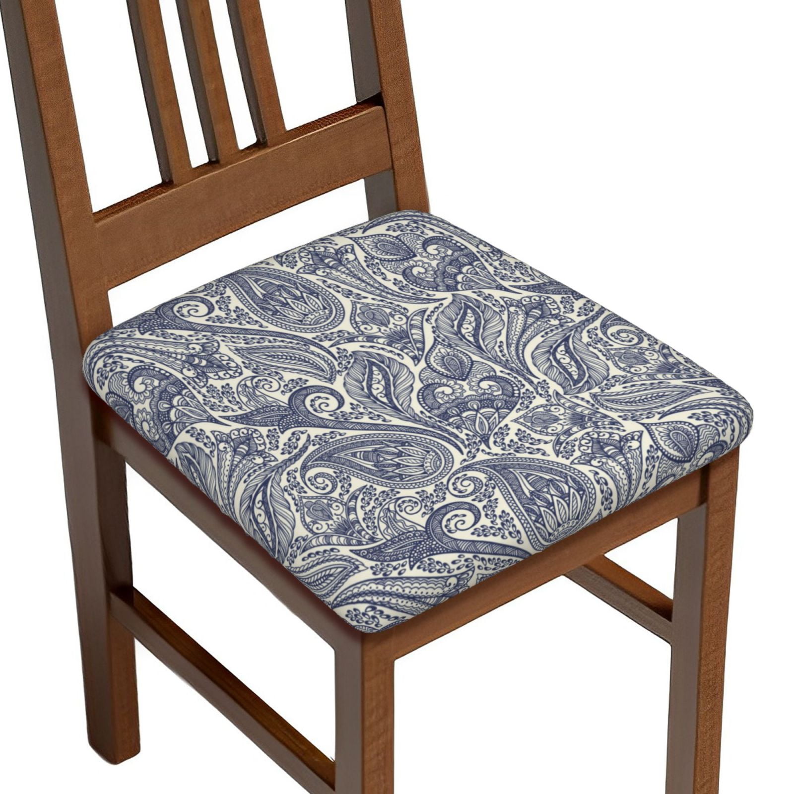 Chair Covers for Dining Chairs - Paisley Pattern No.9018 Stretch ...