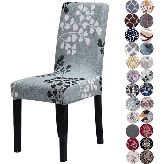 Chair Covers for Dining Chairs Set of 4, Stretchy Soft Parson Chair ...