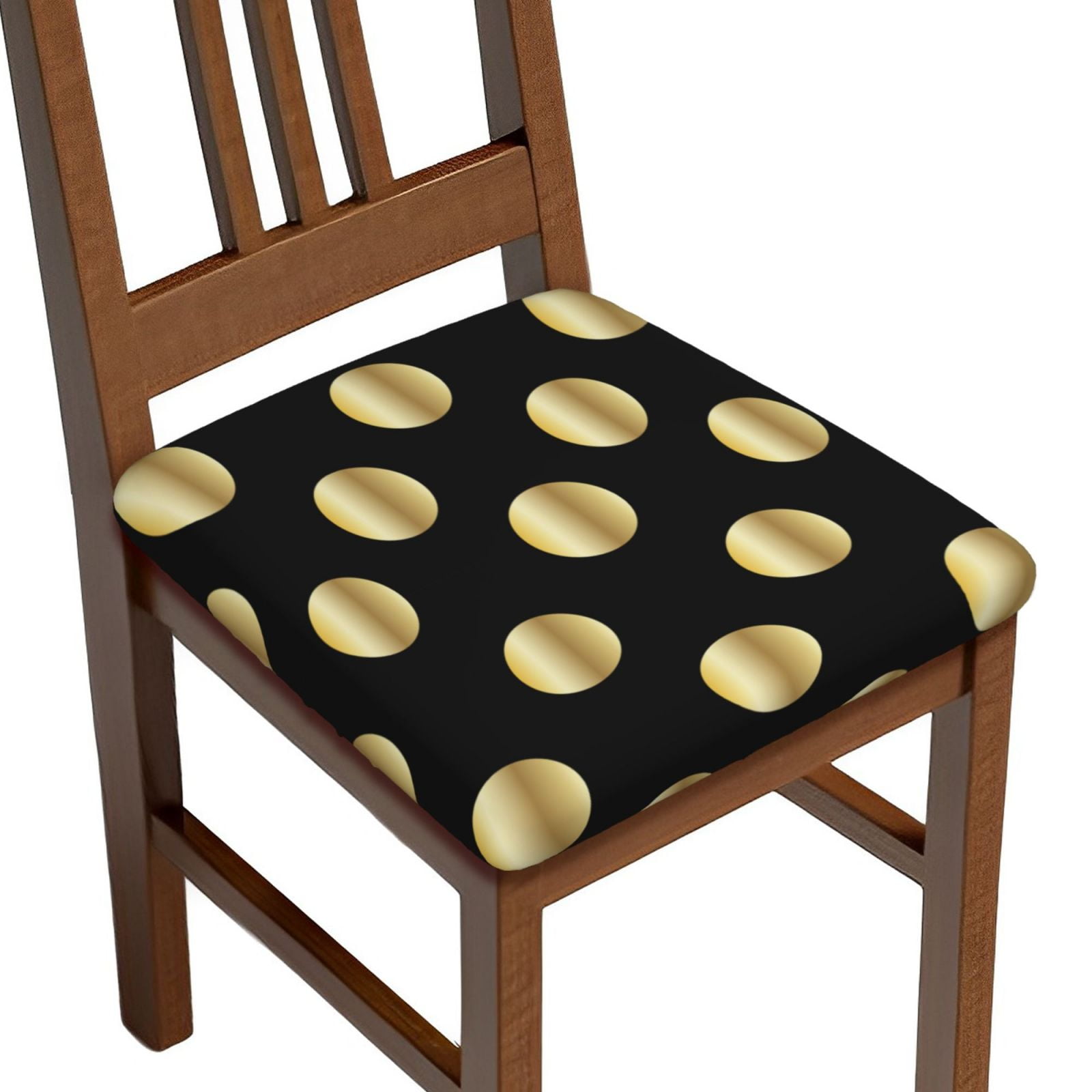 Chair Covers for Dining Chairs - golden spots Stretch Removable Seat ...