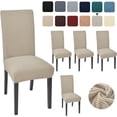 Chair Covers for Dining Room Set of 4, Kitchen Chair Seat Covers ...