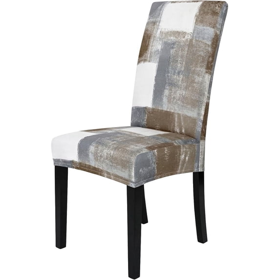 Chair Covers Dining Room Set of 8, Stretch Spandex Slipcover for Dining ...