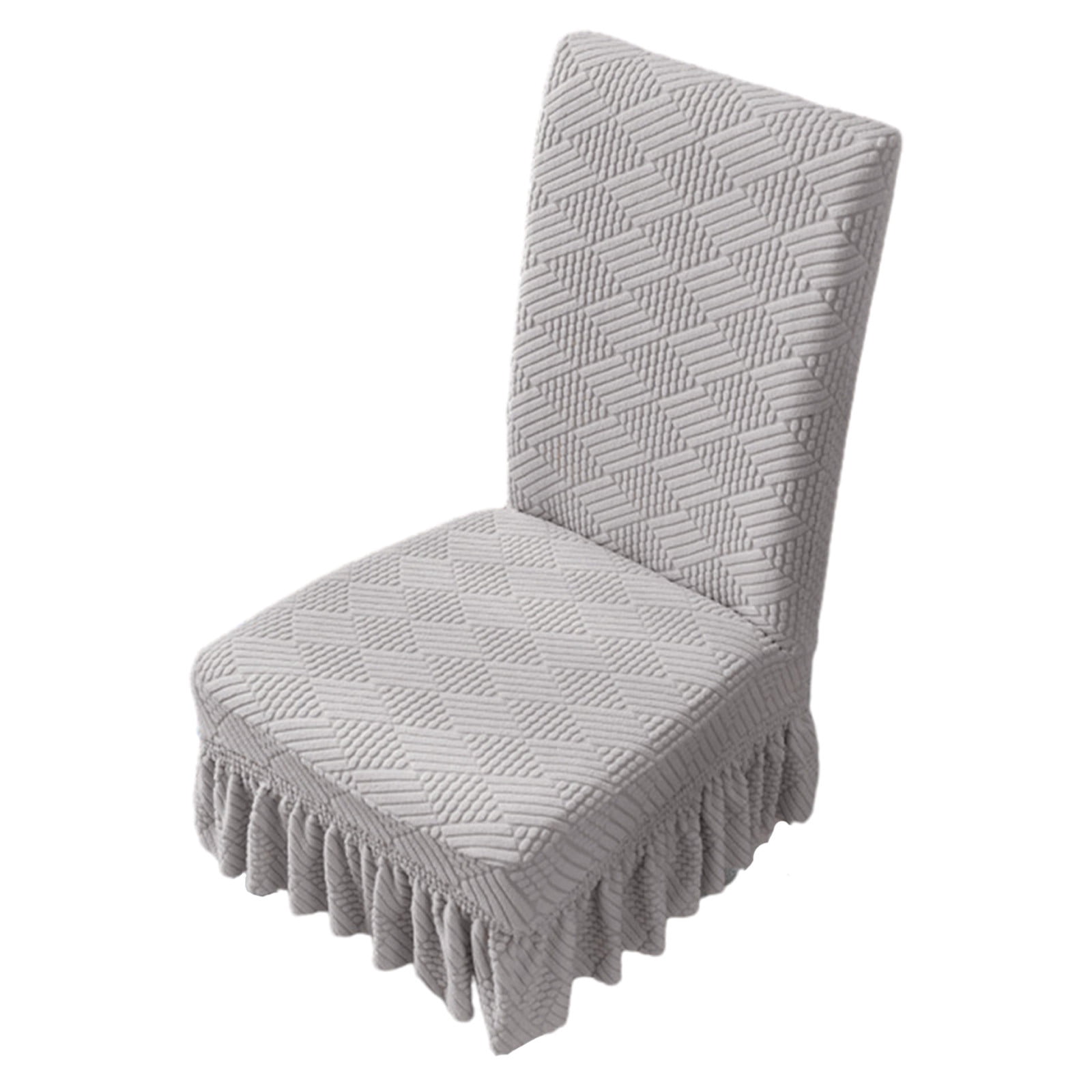 Dining Chair Covers with Skirt Stretch Universal Dining Room Chair ...