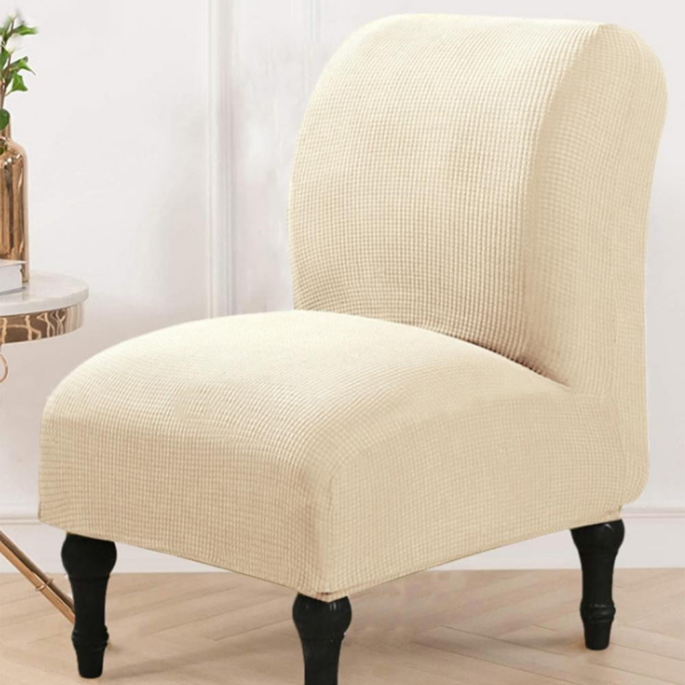 Chair Covers High Stretch Armless Chair Covers for Living Room Luxury ...