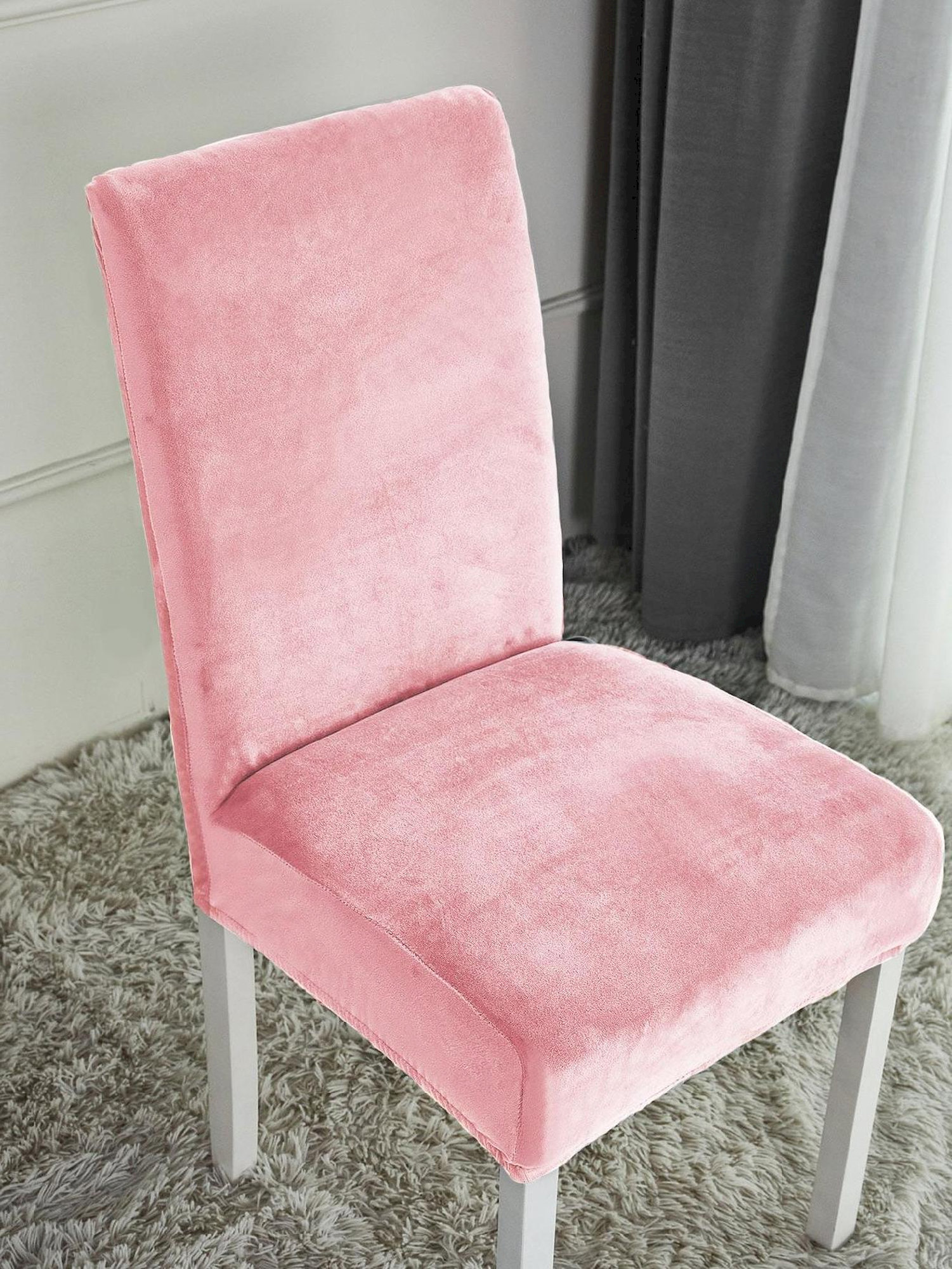 Chair Covers Plain Pink Couch & Sofa Decor - Walmart.com