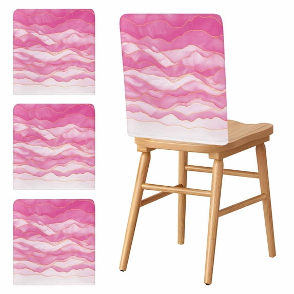 Chair Covers Set of 4 Abstract Beach Wace Chair Slipcover Protector ...