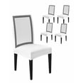 Chair Covers Set of 4, Abstract Inspired Greek Key Pattern Removable ...