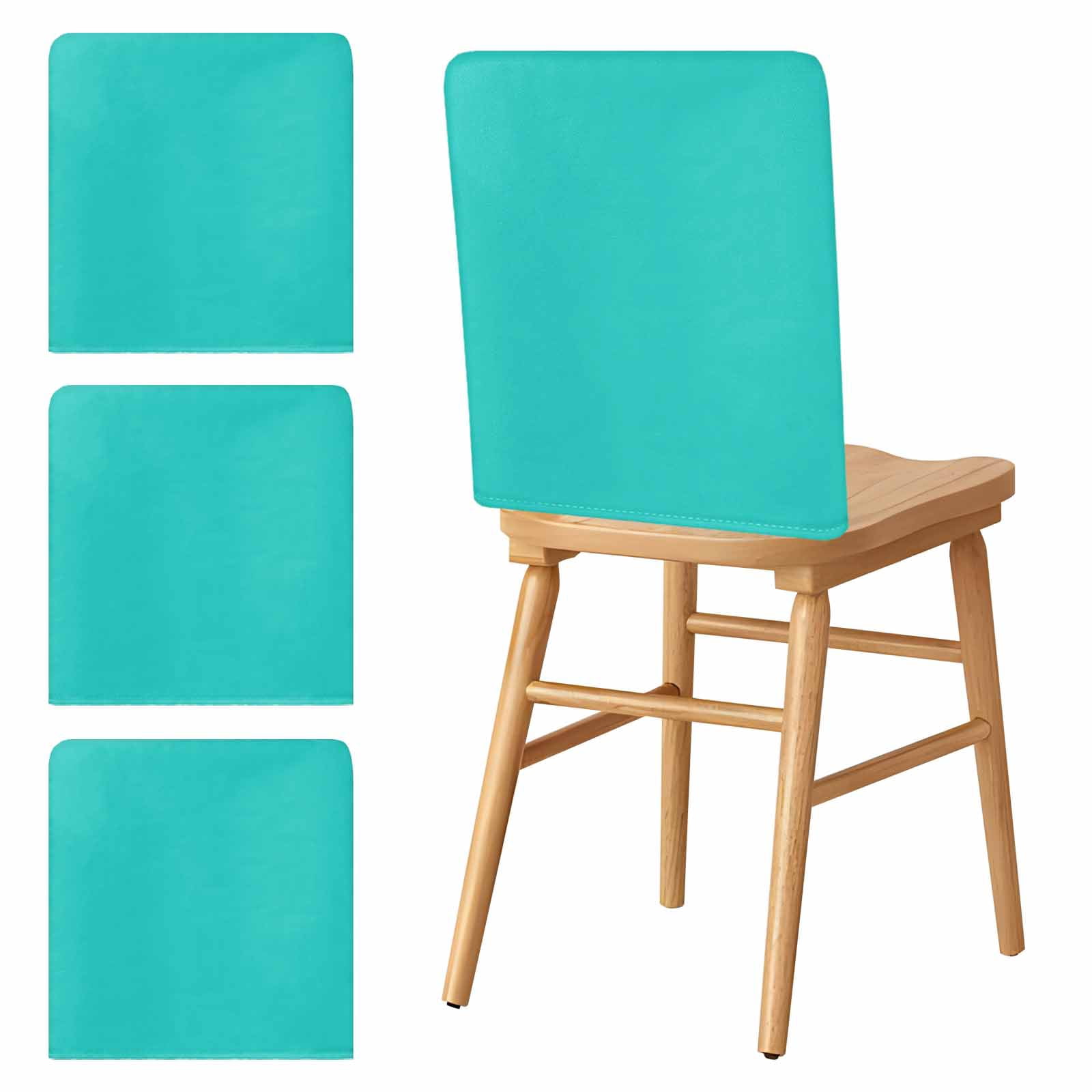 Chair Covers Set of 4 Aqua Green Chair Slipcover Protector Stretch ...