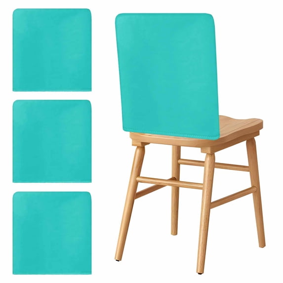 Chair Covers Set of 4 Aqua Green Chair Slipcover Protector Stretch ...