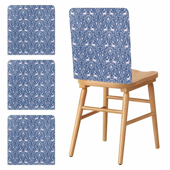 Chair Covers Set of 4 Deer Animal Chair Slipcover Protector Stretch ...
