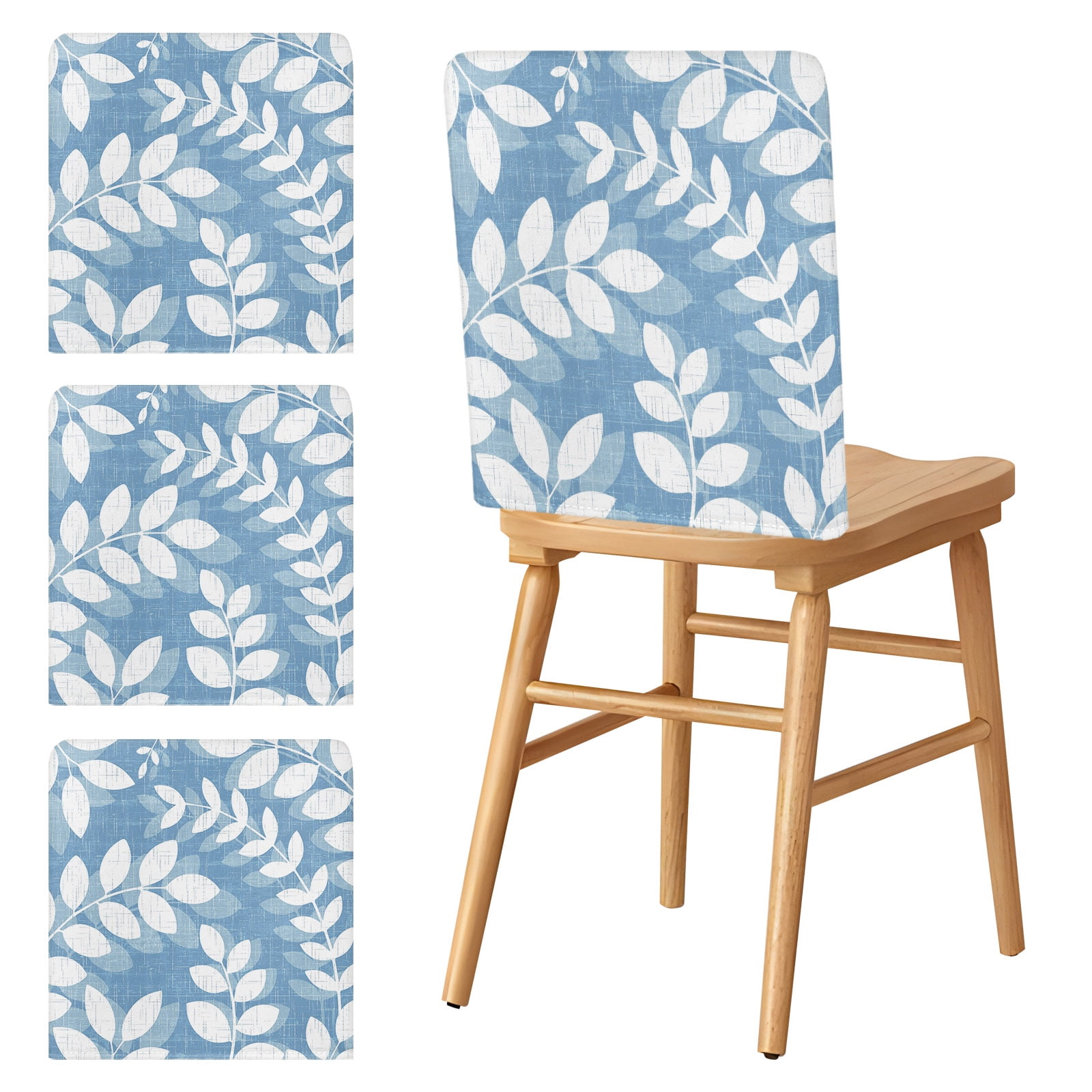 Chair Covers Set of 4 Leaf Branches Chair Slipcover Protector Stretch ...