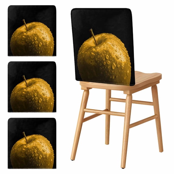 Chair Covers Set of 4 Yellow Fruit Chair Slipcover Protector Stretch ...