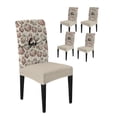Chair Covers Set of 4, Halloween Horror Cute Ghost Removable ...