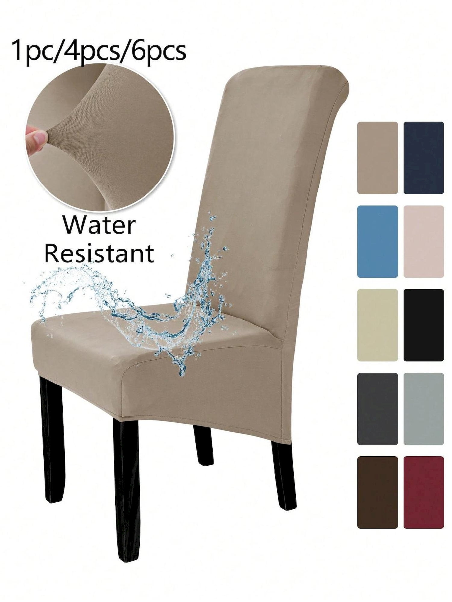 Chair Covers Solid Black Couch & Sofa Decor - Walmart.com