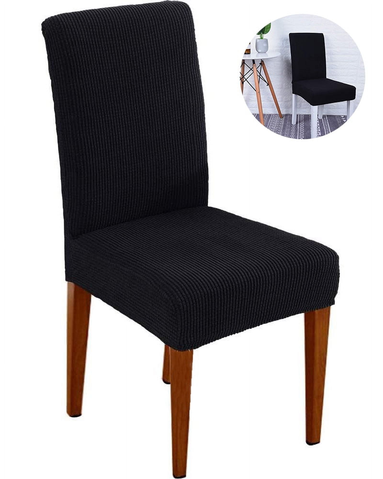 Chair Covers, Stretch Removable Washable Chair Cover for Dining Chairs ...