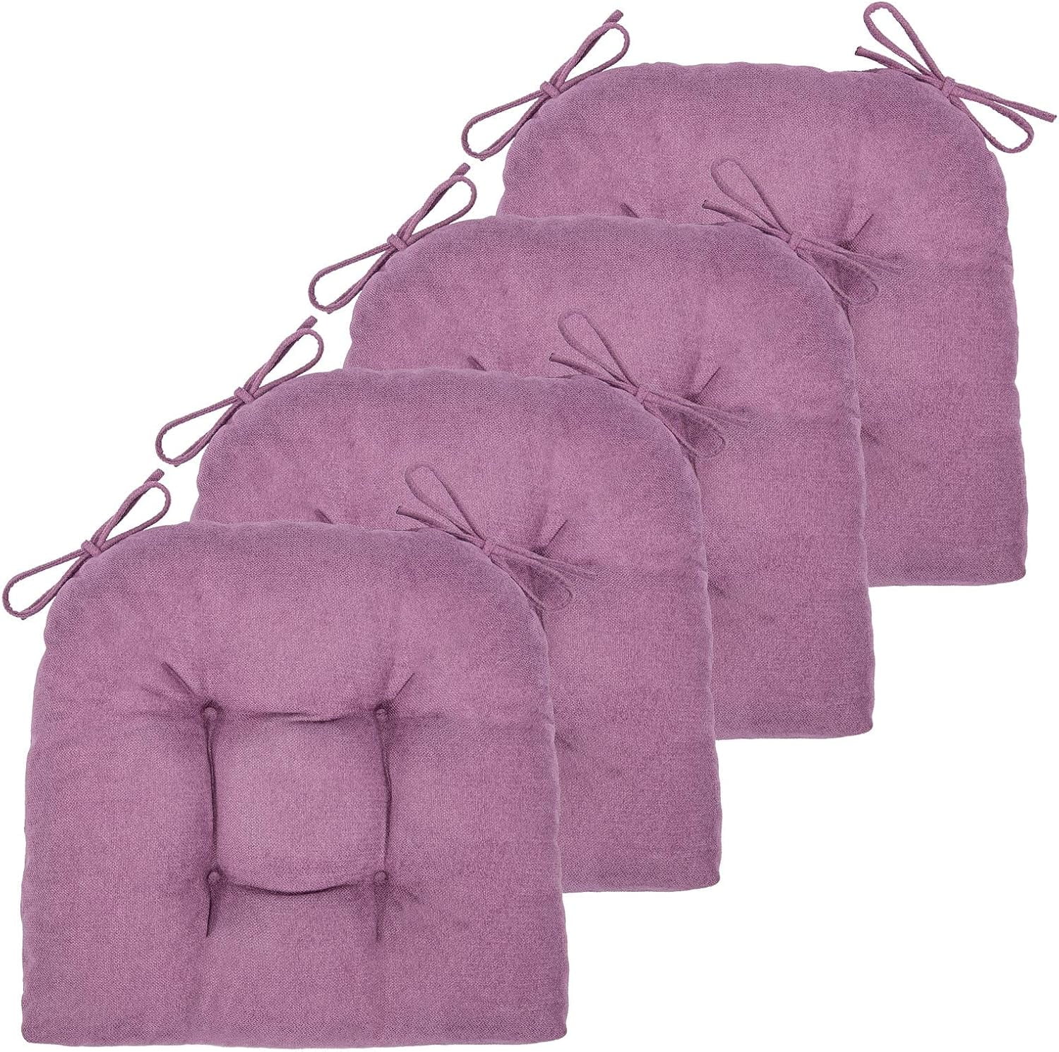 Chair Cushion, 4 Pack Chair Cushions for Dining Chairs, Chair Pads and ...