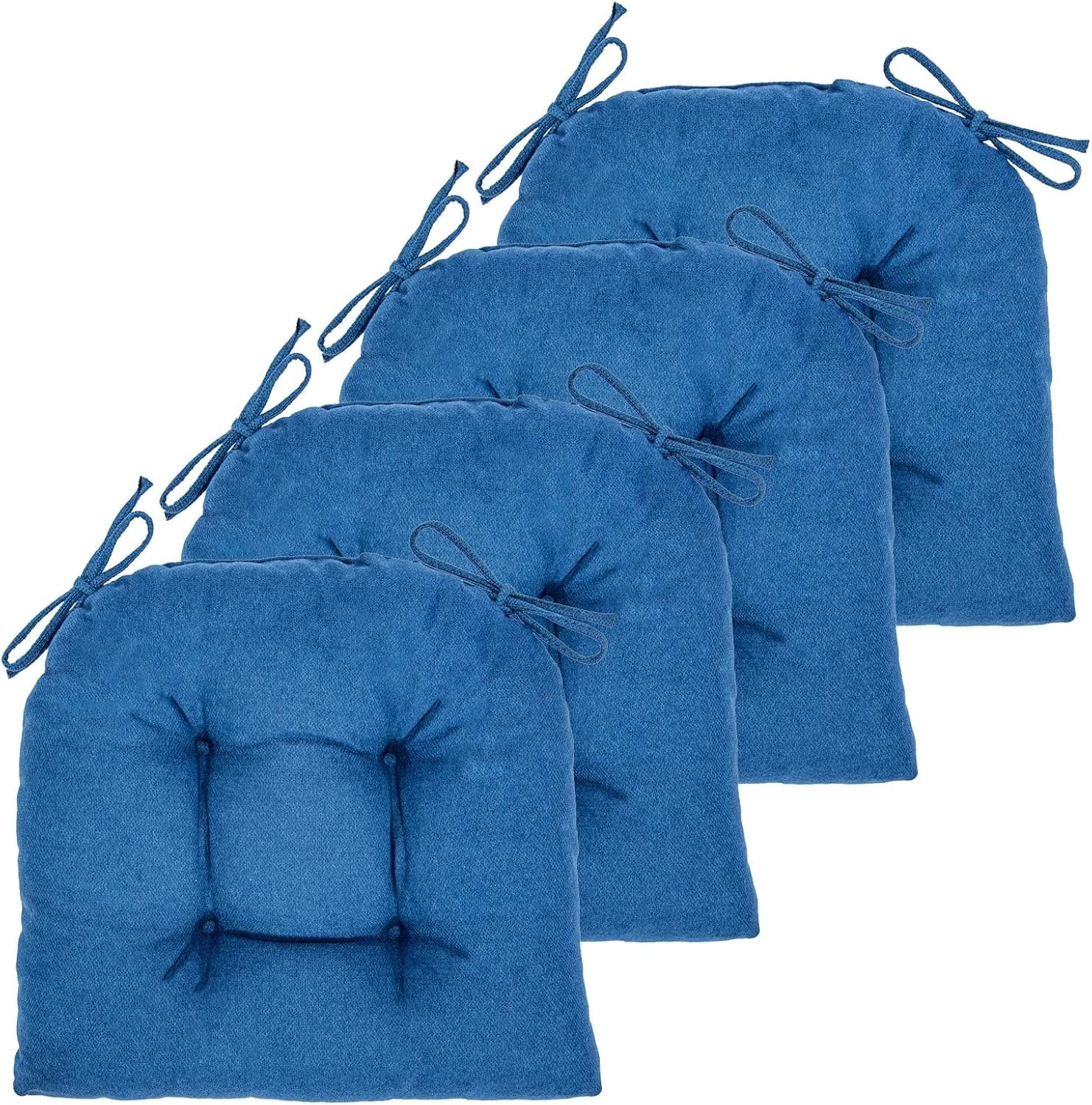 Chair Cushion, 4 Pack Chair Cushions for Dining Chairs, Chair Pads and ...