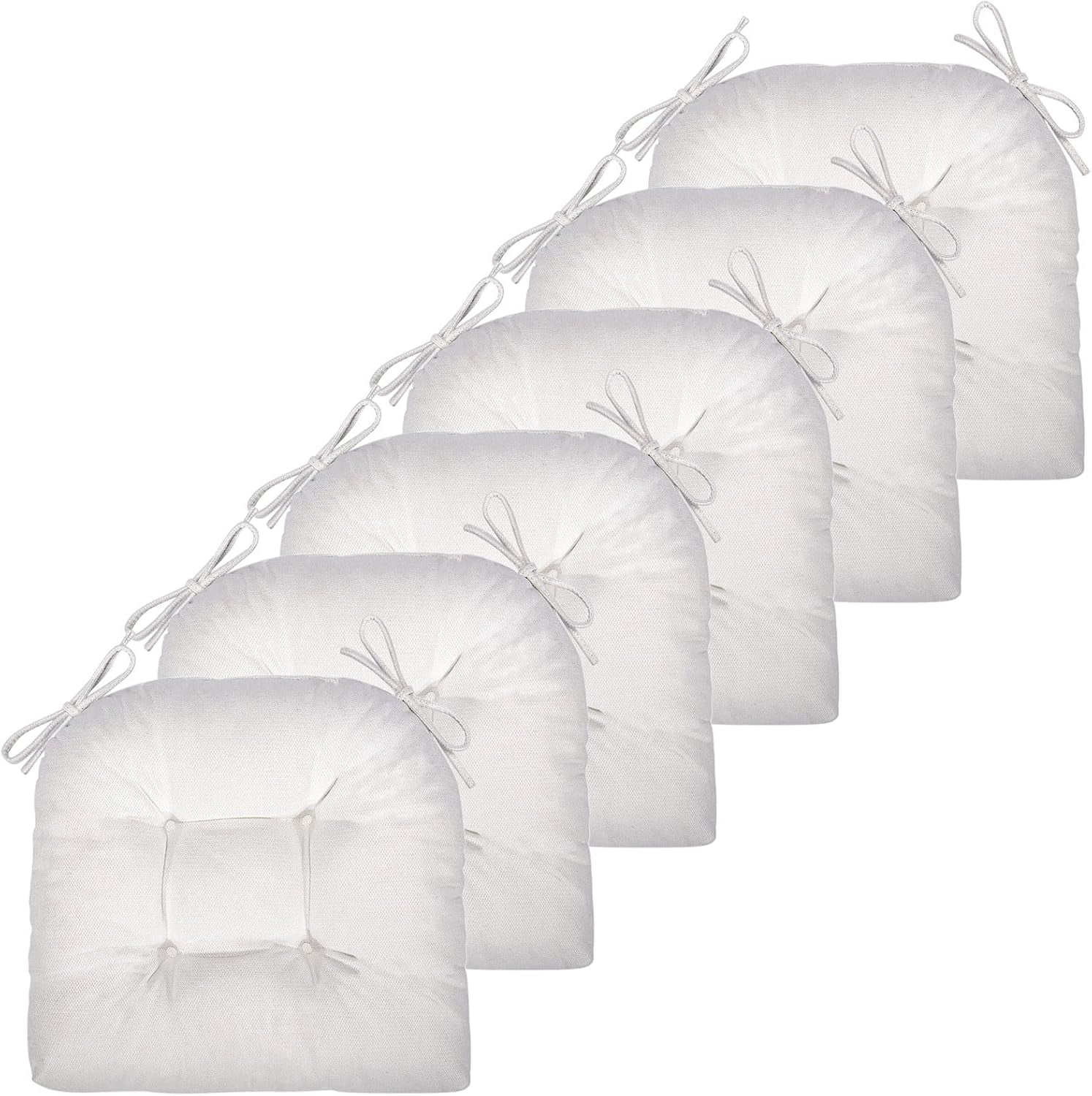 Chair Cushion, 6 Pack Chair Cushions for Dining Chairs, Chair Pads and ...