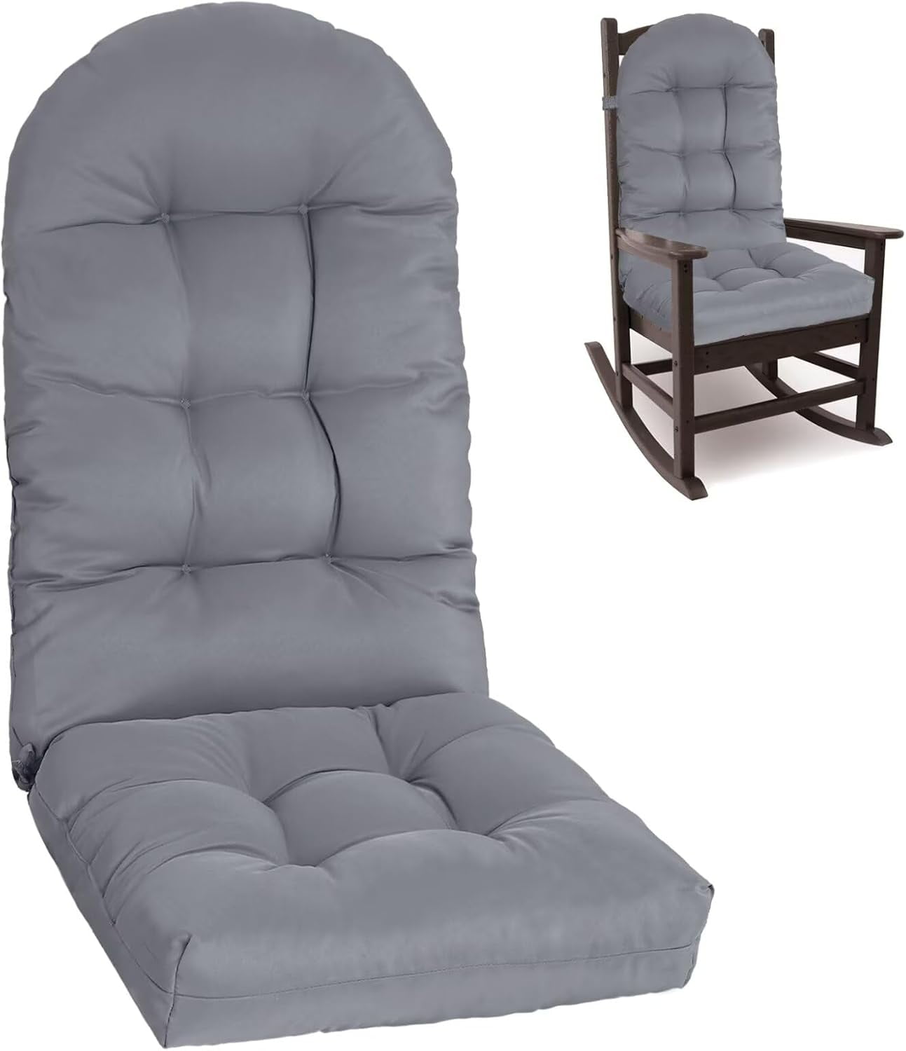 Chair Cushion, Rocking Cushions 44x19.4x4 inch, High Back Patio ...