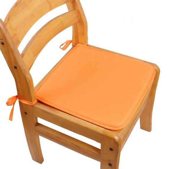 Chair Cushion, Seat Pad, 40cm Square Non-Slip Cushion with Straps for ...