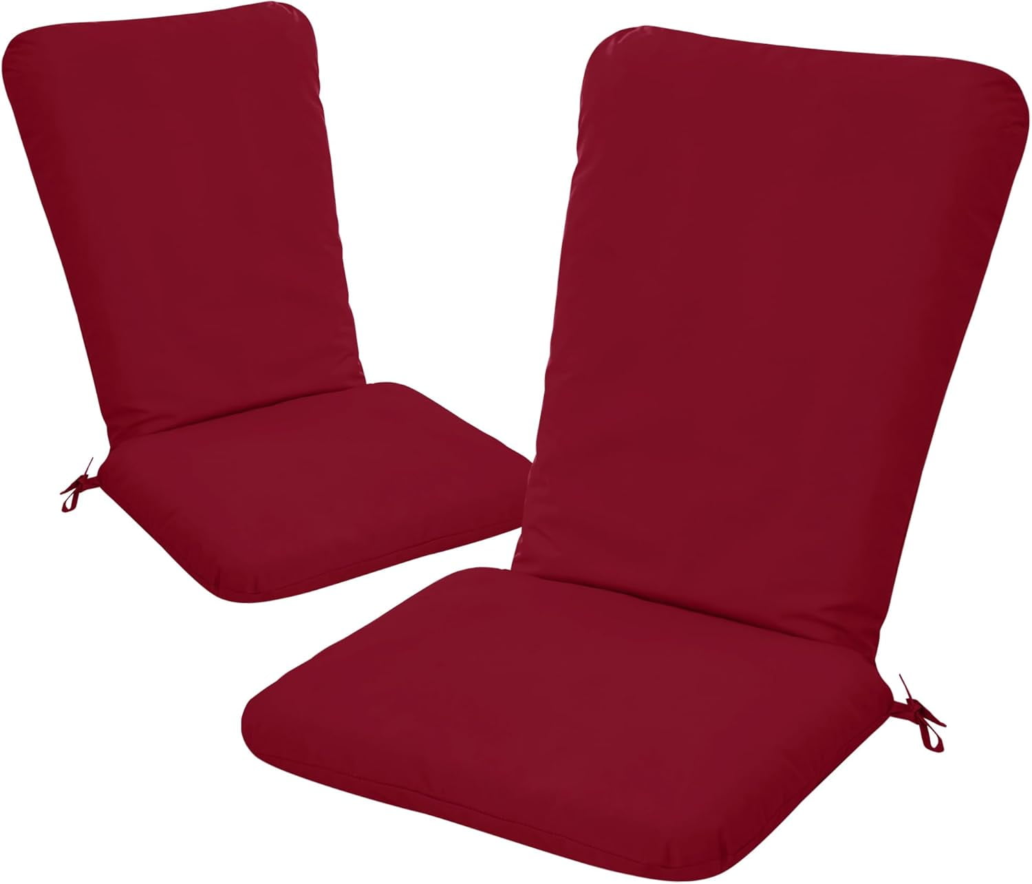 Chair Cushion Set of 2-18''x18'' Seat & 18''x27'' Back, Outdoor Rocking ...