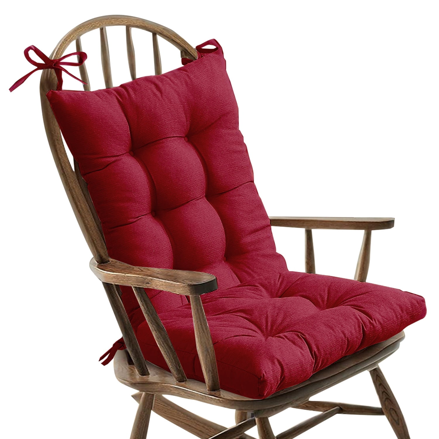 Chair Cushion Set for Rocking Chair, 1Pc Back Pillow & 1Pc Seat Cushion ...